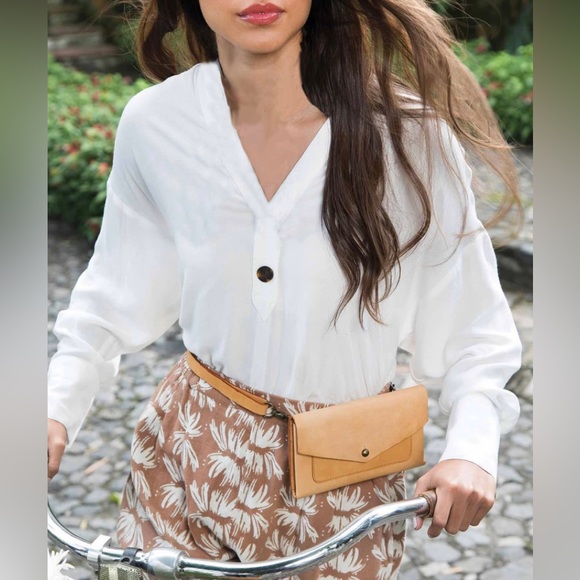 Noonday Collection | Bags | Raw Leather Belt Bag | Poshmark